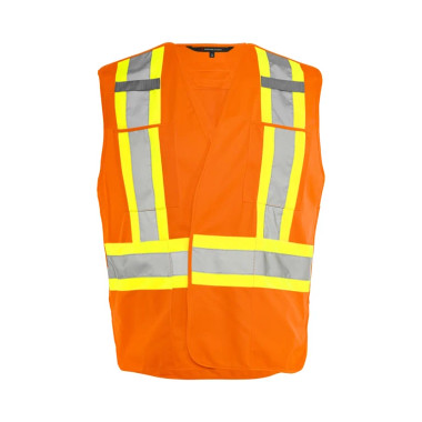 Hi-Vis Solid Safety Vest - XXS/XS - Safety Supplies Canada