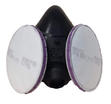 Comfort-Air 400 Elastomeric Rubber Half Mask with Diskit P100OV ...