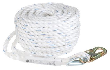 Standard Vertical Lifeline - 5/8" (16mm) Polysteel Rope - 100' (30.5m ...