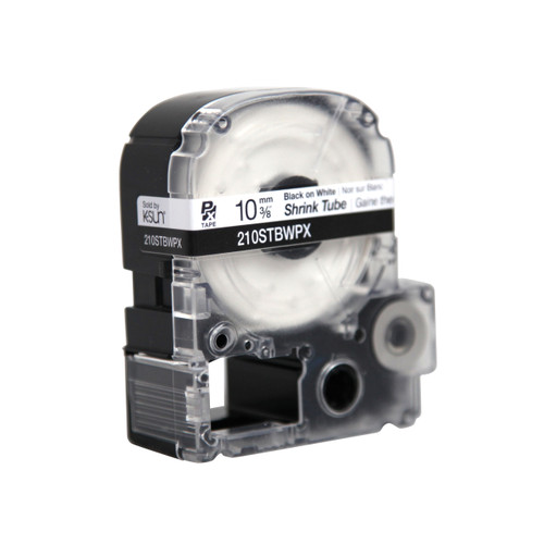 LabelWorks 210STBWPX 3/8" White Matte Heat Shrink Tube PX Tape