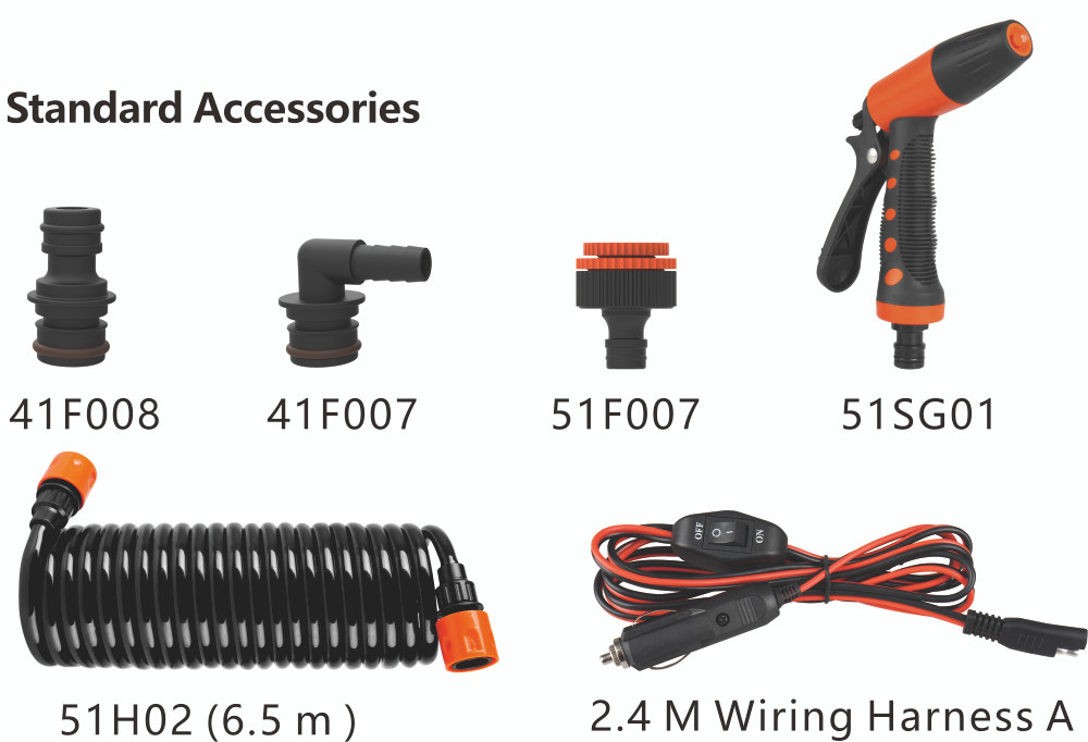 Seaflo Portable Wash Down Kit 12V