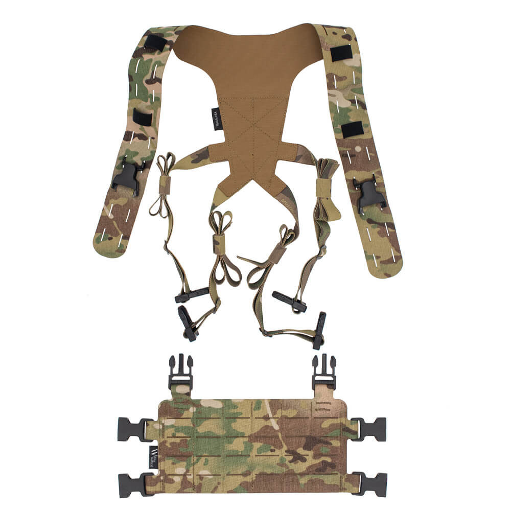Hitman Gear MOLLE Placard with Lightweight Harness - Wilder Tactical