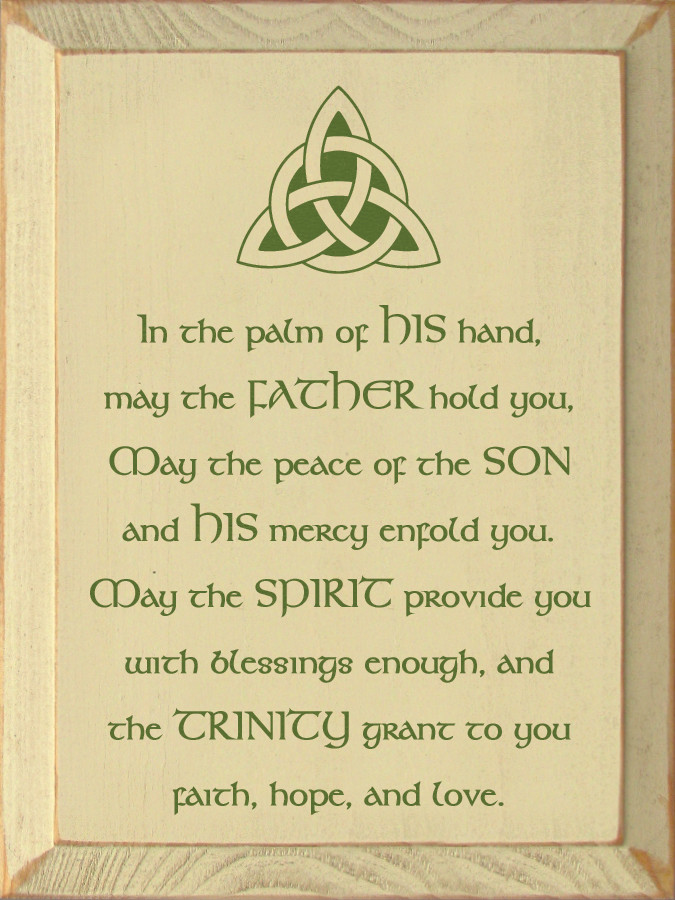 In the palm of His hand, may the Father hold you Sign | Wood Signs With ...