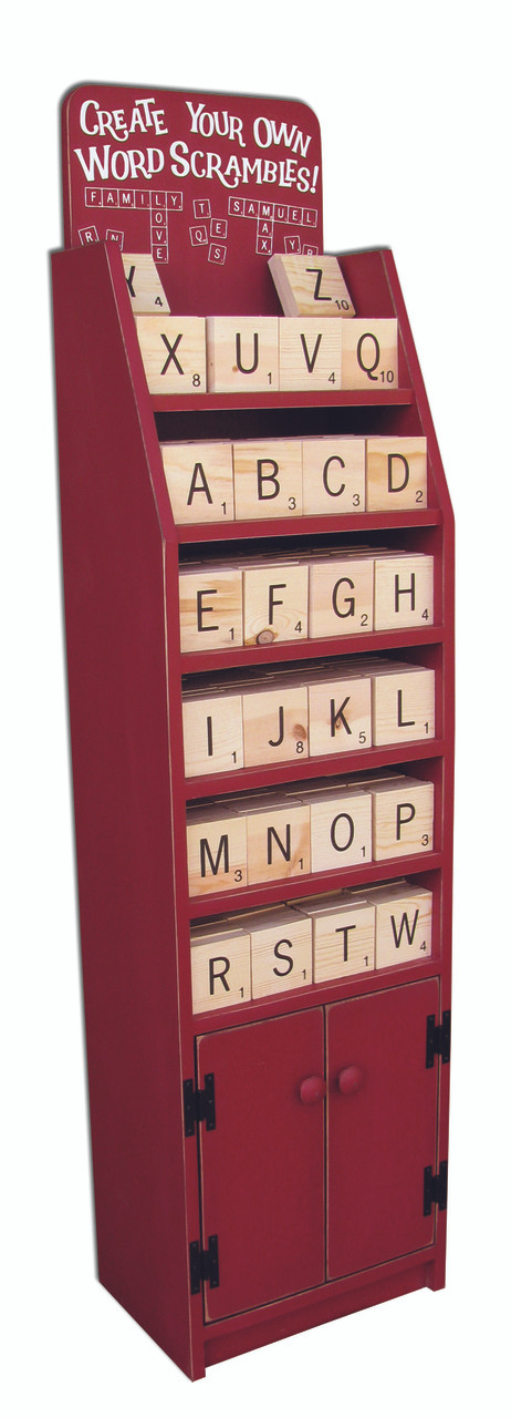 Scramble Tile Display - Sawdust City Wholesale