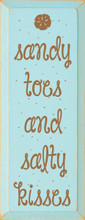 Sandy toes and salty kisses Sign | Wood Signs With Sayings Wholesale ...