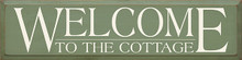 Welcome To The Cottage (large) Sign | Wood Signs With Sayings Wholesale ...
