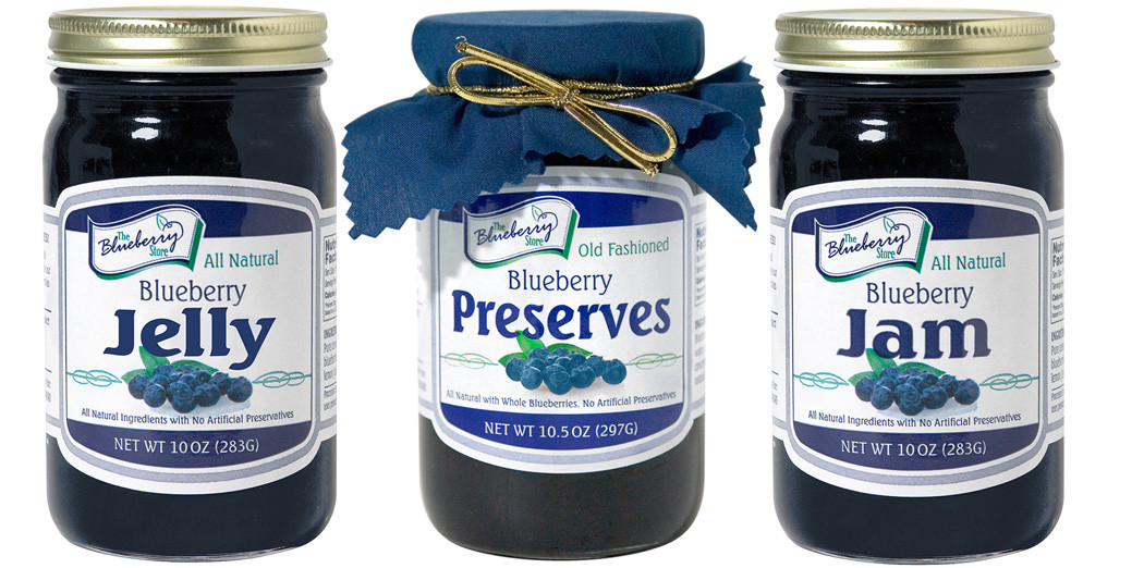 Variety Gift Pack (1-10oz. Jam, 1-10oz. Jelly, 1-10.5oz Preserves)