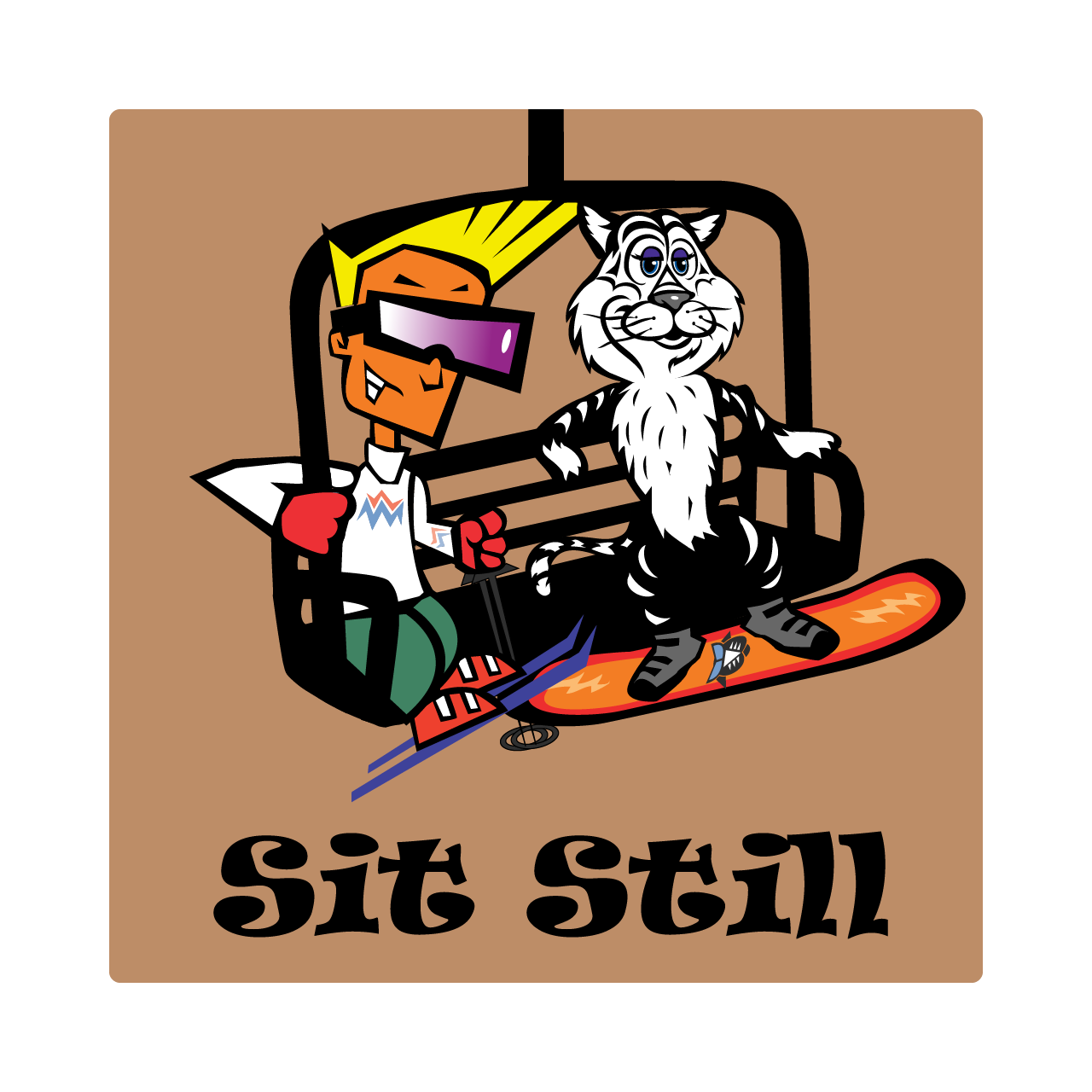 24" x 24" Sit Still (M15)