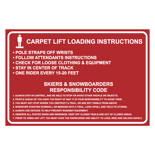 Custom Ski Resort Signs