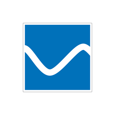 18" x 18" Blue Square Mountain Bike Trail Sign