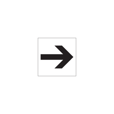 10" x 10" Arrow Trail Sign Module