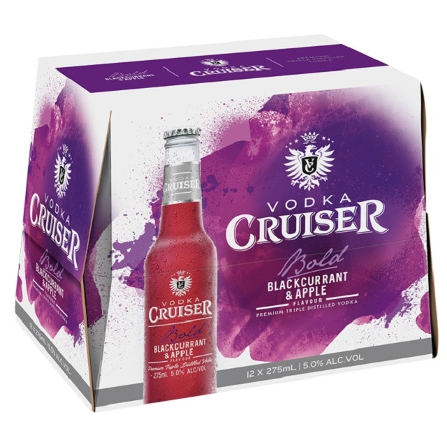 Cruiser Blueberry 5% 275ml (12 Bottles) - Liquid Library
