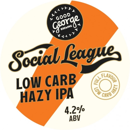 Good George Social League Low Carb Hazy IPA 4.2% 330ml (6 Cans ...
