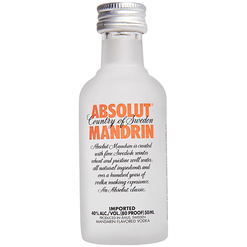 Absolut Mandrin Mini 50ml - Liquid Library