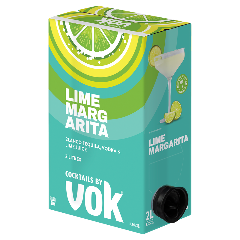Vok Lime Margarita 5% 2L - Liquid Library