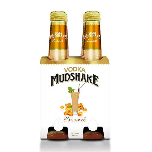 Mudshake Caramel 4% 270ml (4 Bottles) - Liquid Library