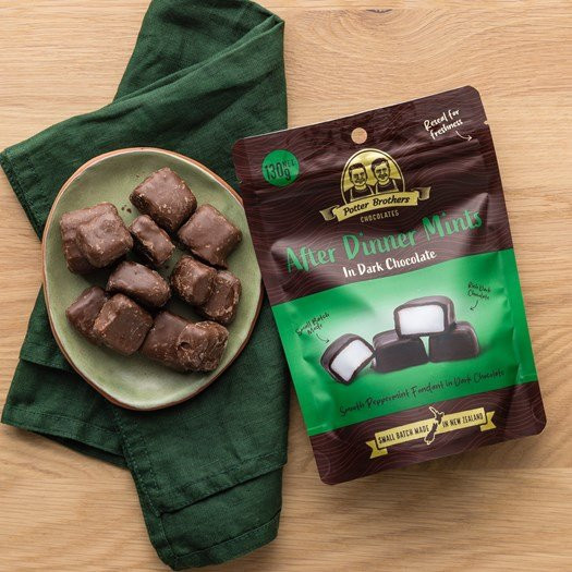 Potter Brothers After Dinner Mints in Dark Chocolate 130g - Liquid Library