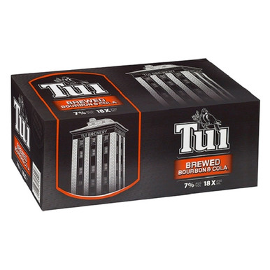 Tui Bourbon Cola 7% 250ml (18 Cans) - Liquid Library