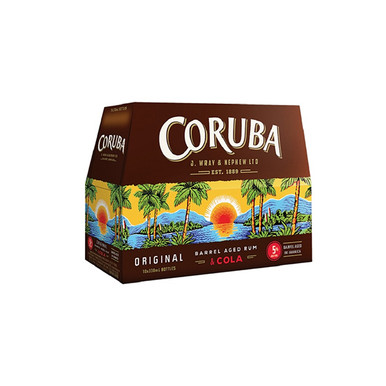 Coruba & Cola 4.8% 330ml (10 Bottles) - Liquid Library