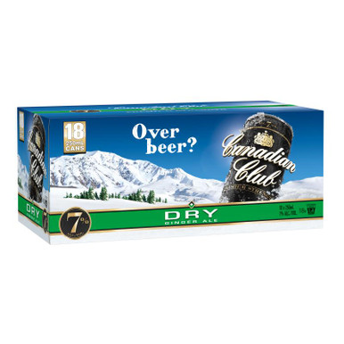 Canadian Club Dry 7% 250ml (18 Cans) - Liquid Library