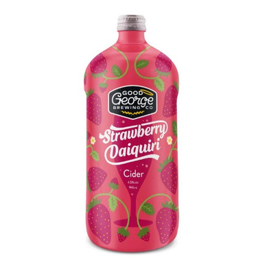 Good George Strawberry Daiquiri Cider 4.5% 946ml - Liquid Library