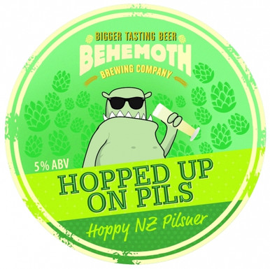 Behemoth Hopped Up on Pils 5% 330ml (6 Cans) - Liquid Library