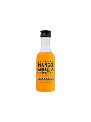 Mango Shotta Spicy Mango & Jalapeño Flavoured Tequila Liqueur Mini 50ml ...