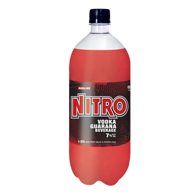 Nitro Redline Vodka Guarana Drink 7% 1.25L - Liquid Library