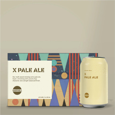 Sawmill X Pale Ale 4.2% (6 Cans) - Liquid Library