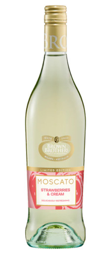 Brown Brothers Moscato Strawberry & Cream 750ml - Liquid Library