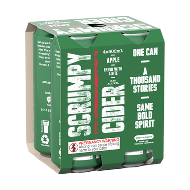 Scrumpy Apple 8.2% 500ml (4 Cans) - Liquid Library