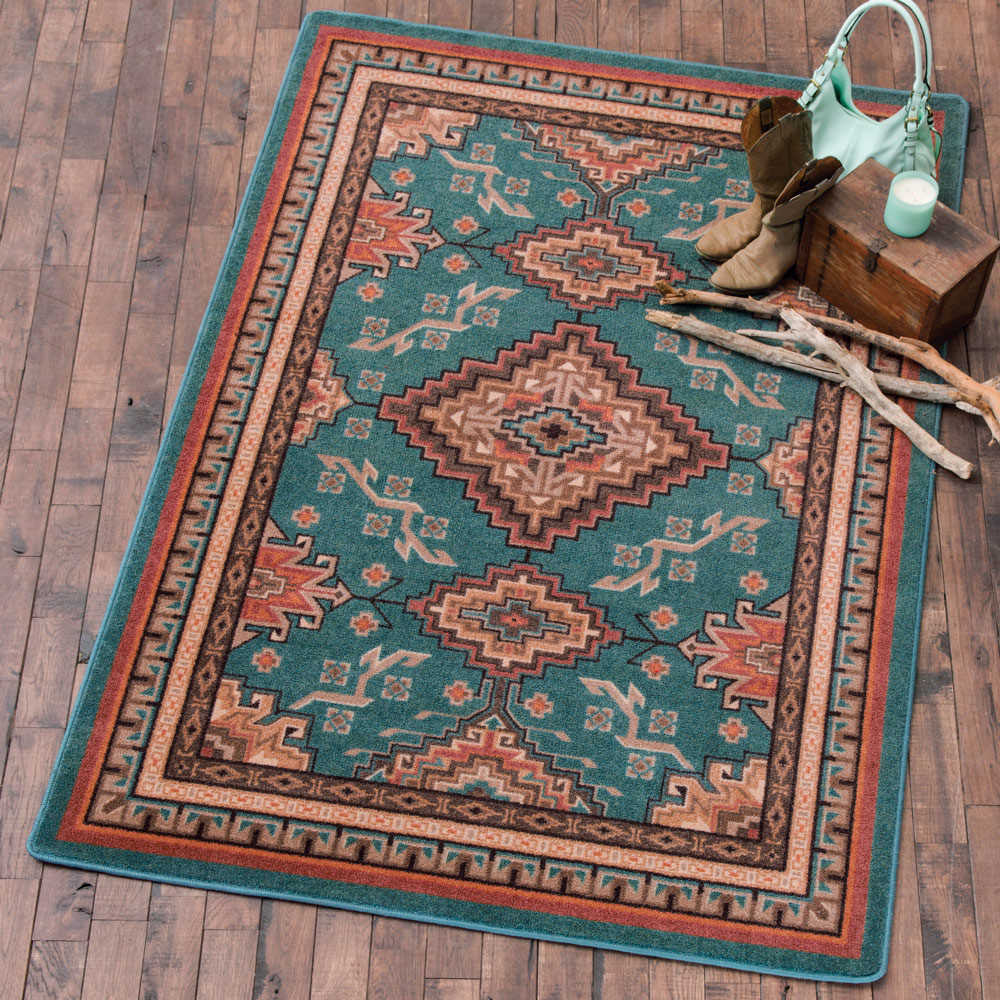 Rhinestone River Rug - 8 x 11 | Lone Star Western Decor