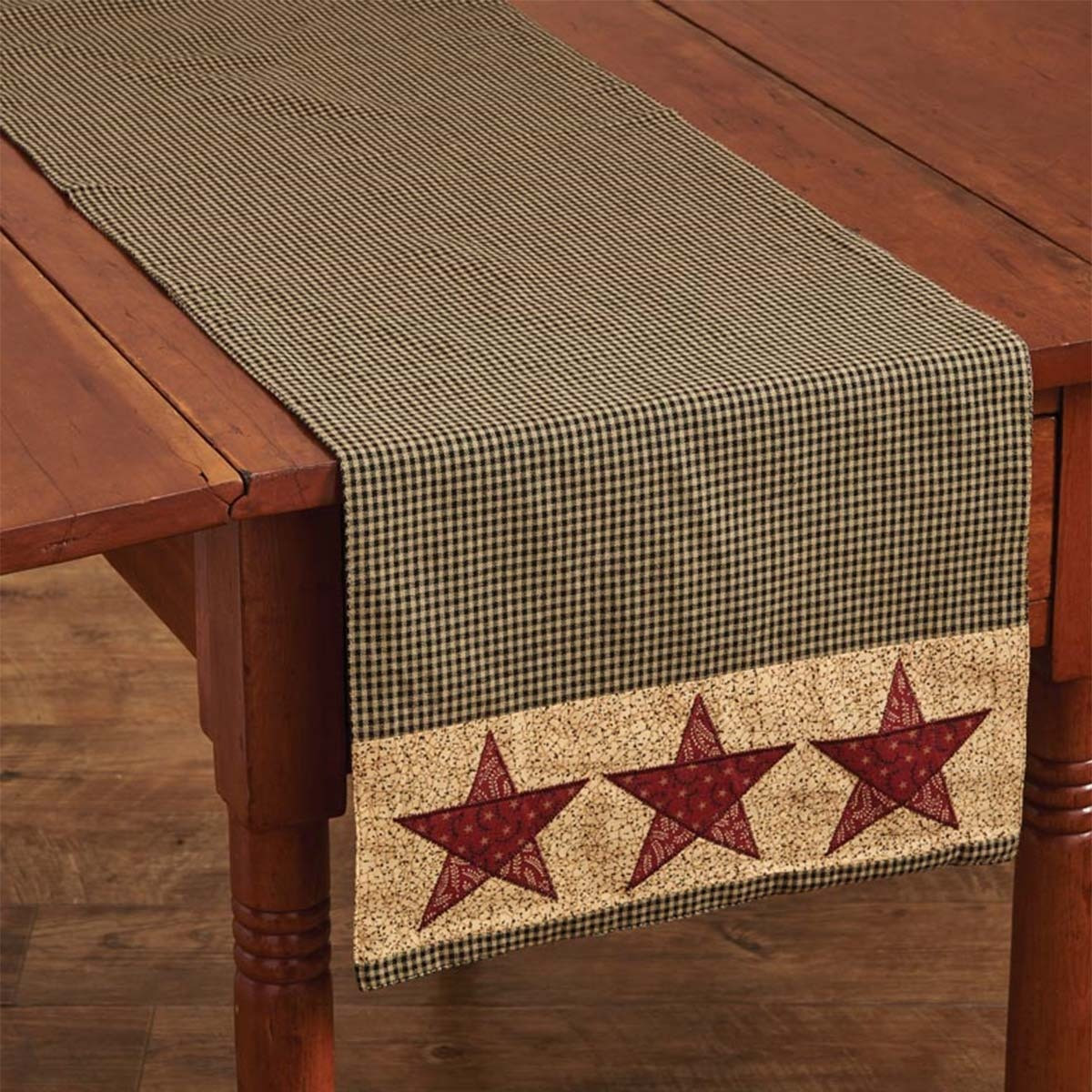 Ruby Stars Table Linens | Lone Star Western Decor