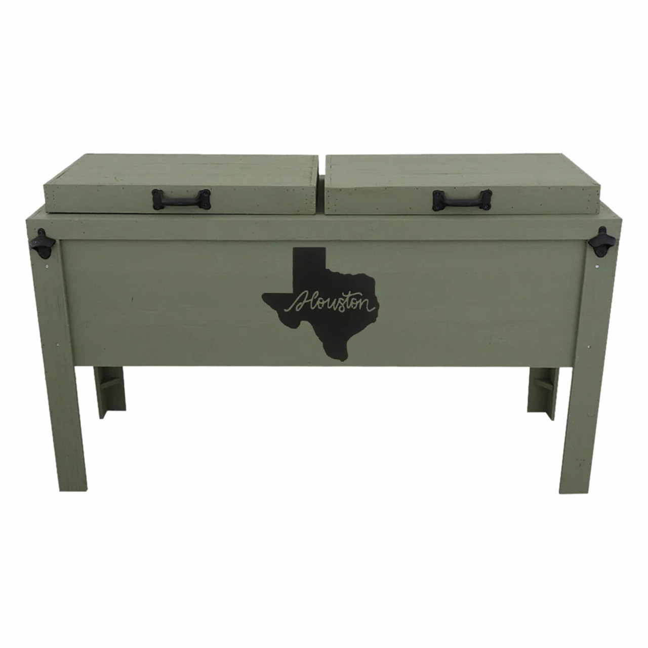 Houston Texas Double Cooler | Lone Star Western Decor