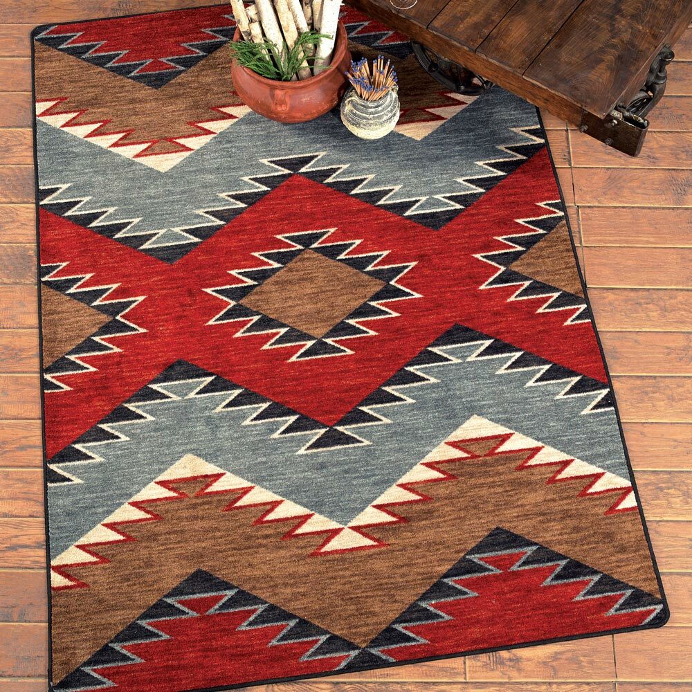 Heritage Southwestern Rug - 5 x 8 | Lone Star Western Decor