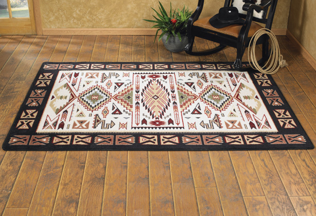 Desert Dream Black Rug - 5 x 8 | Lone Star Western Decor