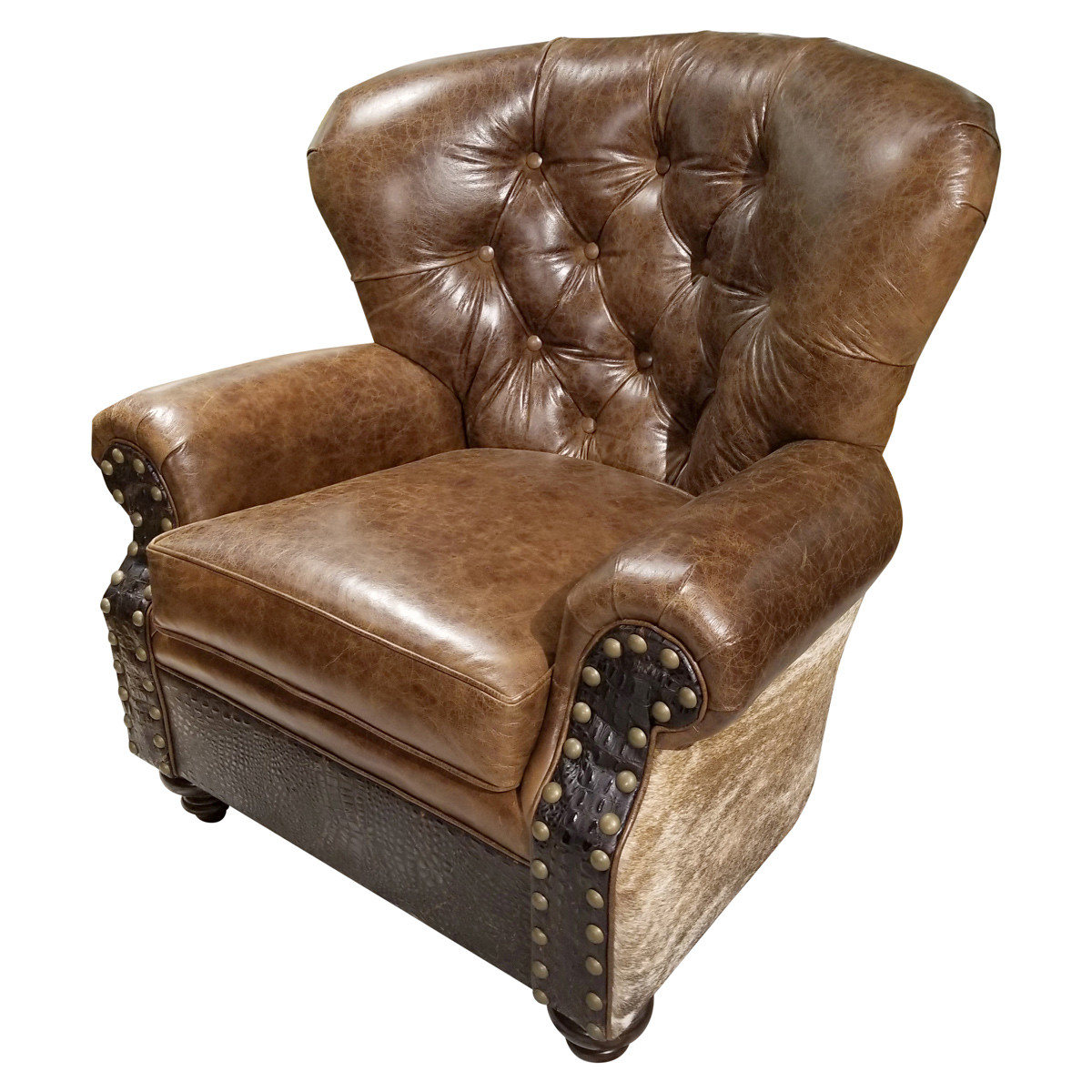 Snyder Curved Back Chair | Lone Star Western Decor