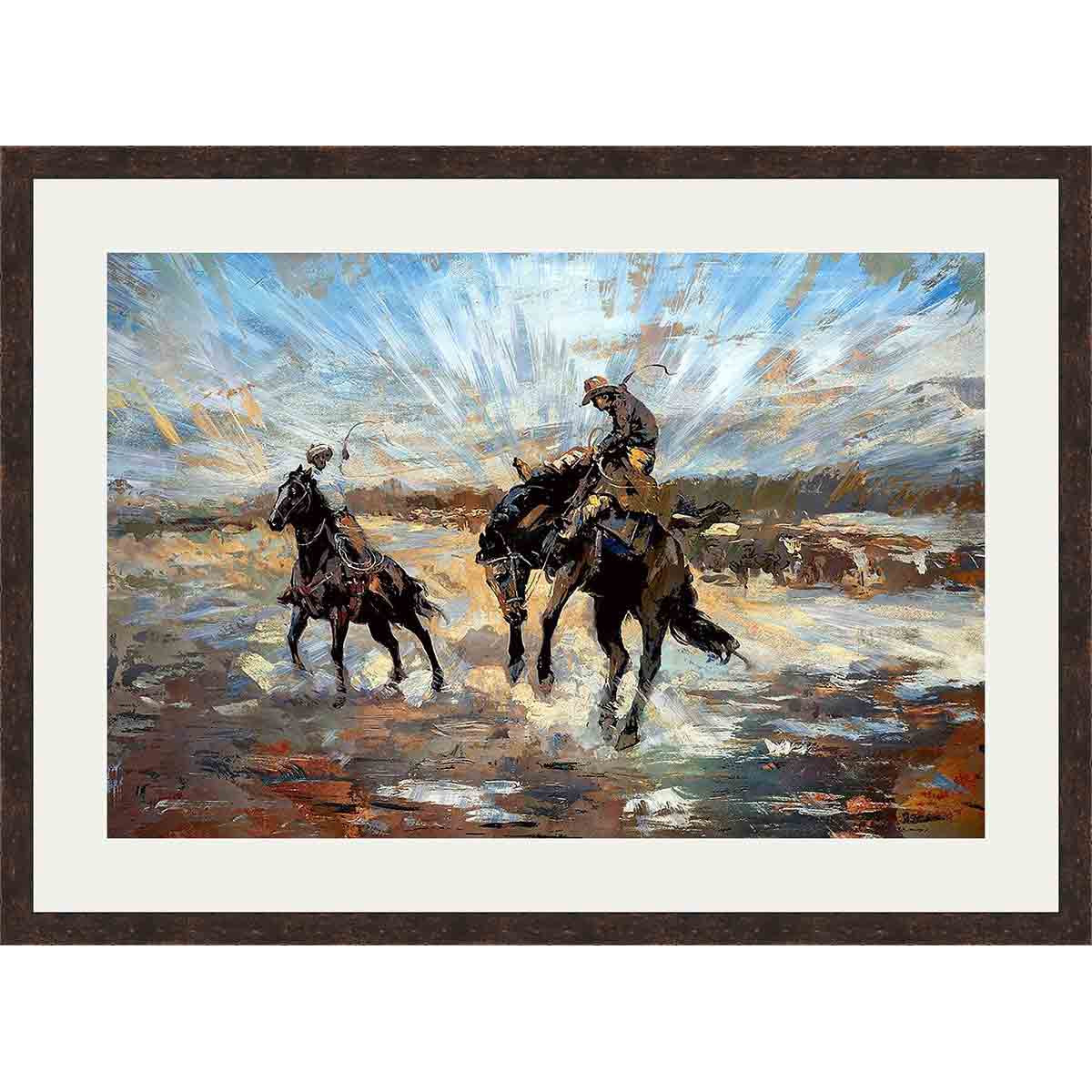 Riding the Bronc Wall Art | Lone Star Western Decor