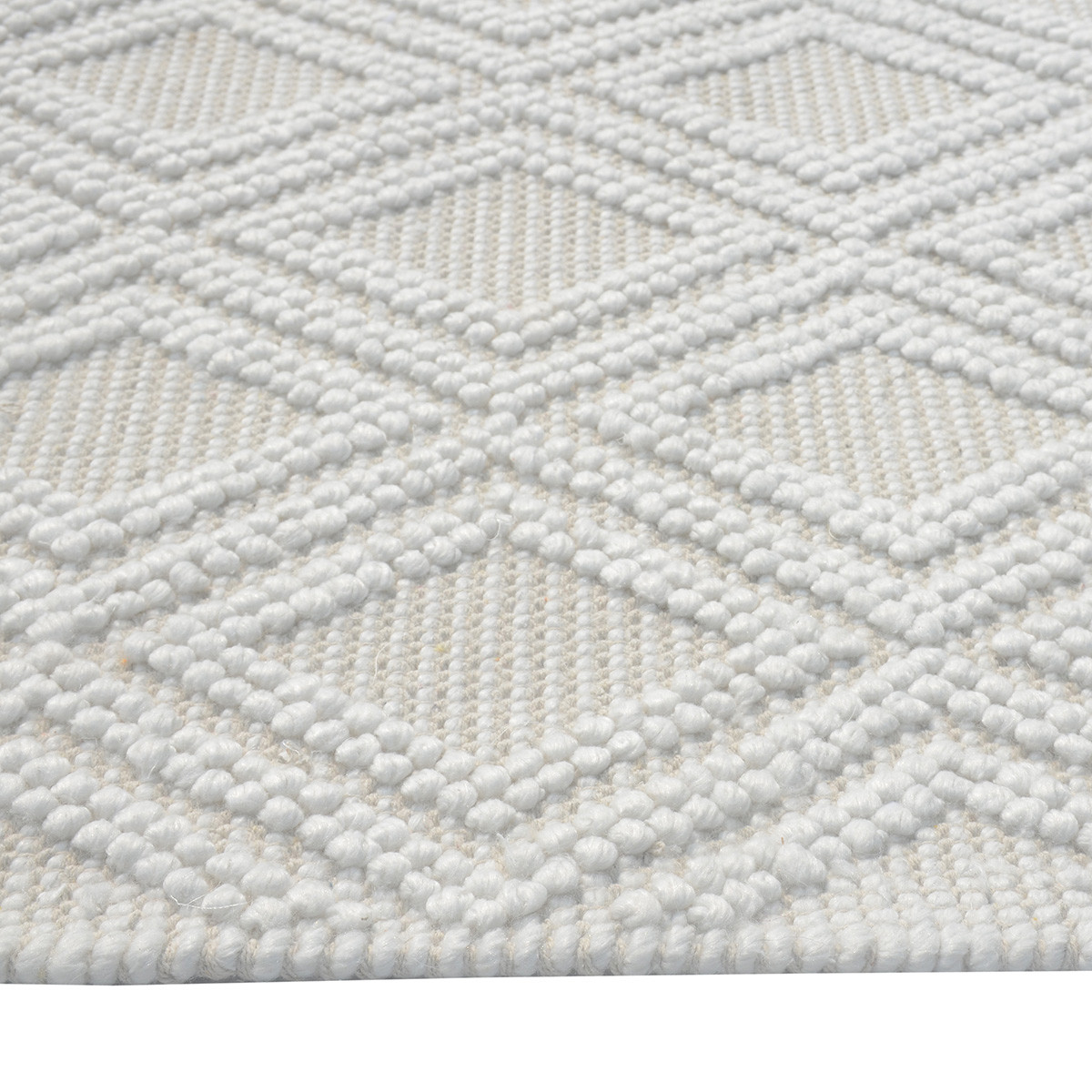 Ivory Diamonds Rug - 6 x 9 | Lone Star Western Decor