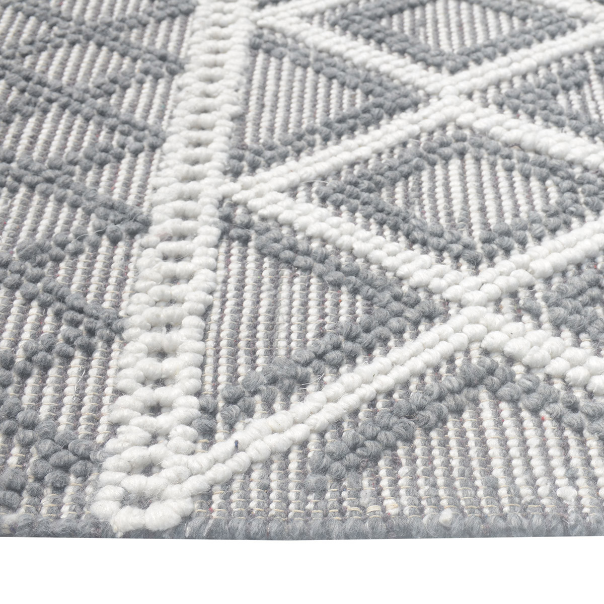 Gray Dancing Diamonds Rug - 5 x 7 | Lone Star Western Decor