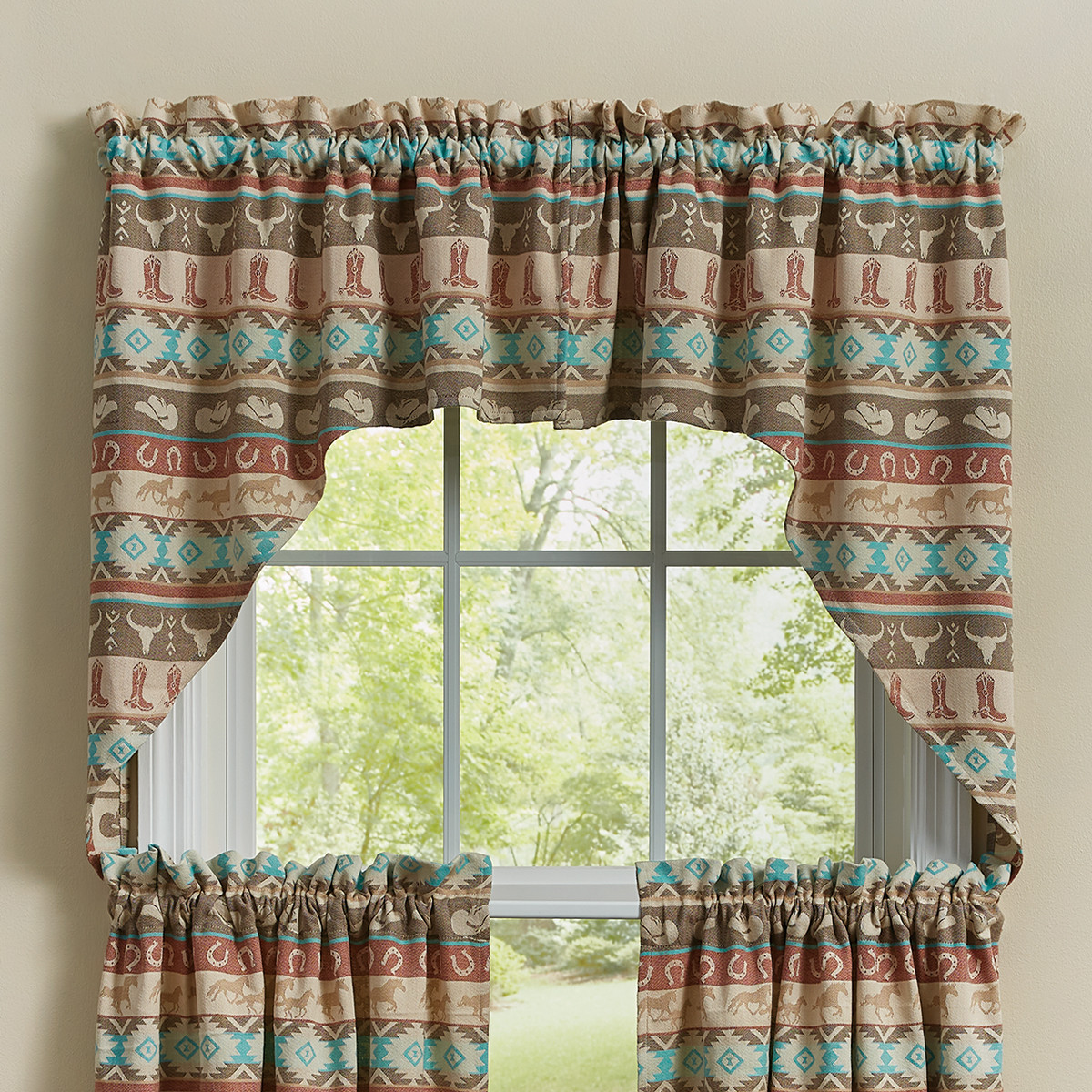 Rodeo Days Swag Pair | Lone Star Western Decor