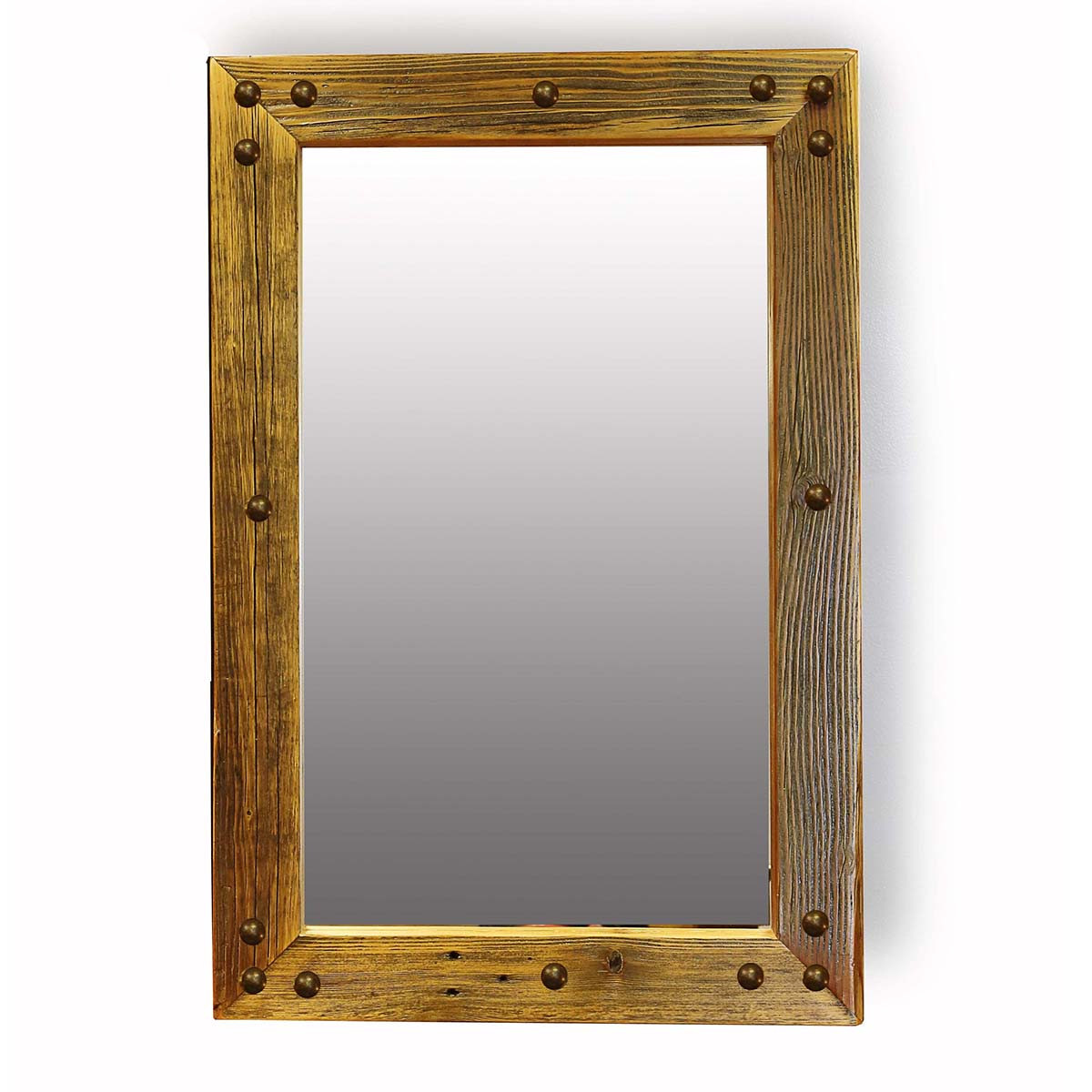 Rustic Reclaimed Wood Mirror | Lone Star Western Decor