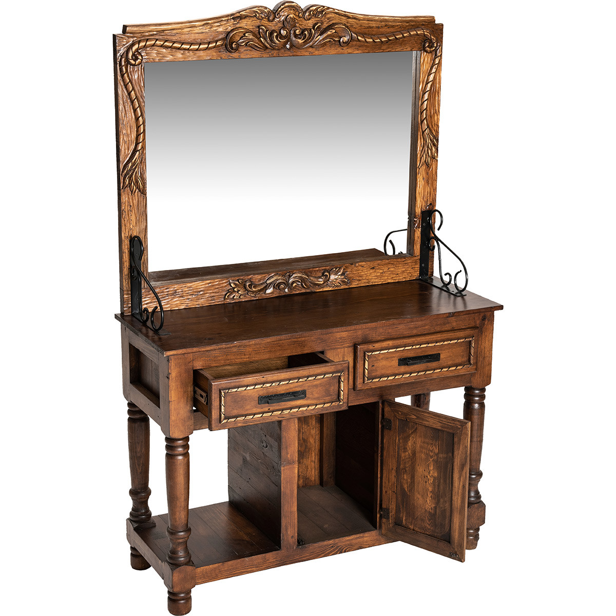 Laramie Mirrored Console Table | Lone Star Western Decor