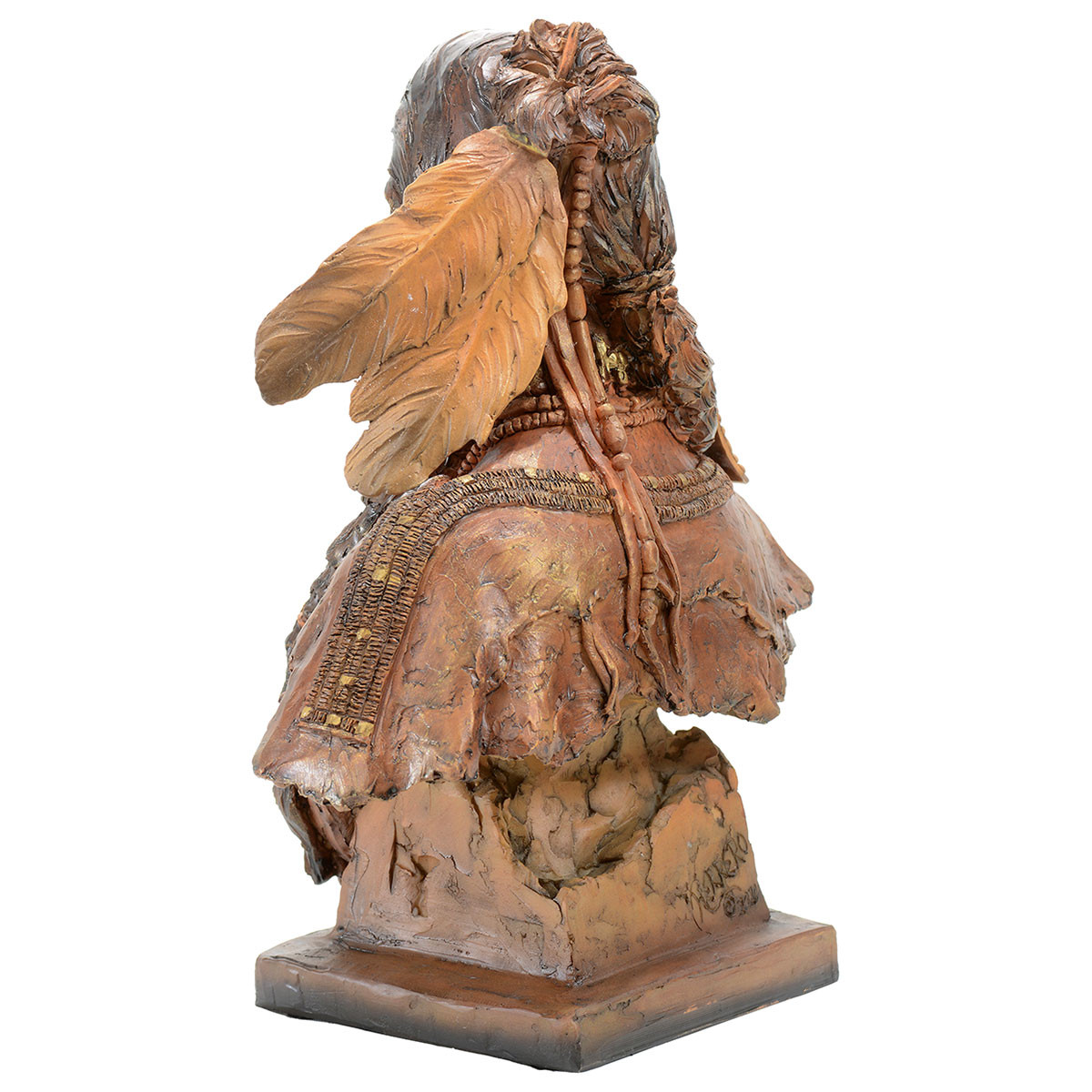 Native American Woman Sculpture | Lone Star Western Decor