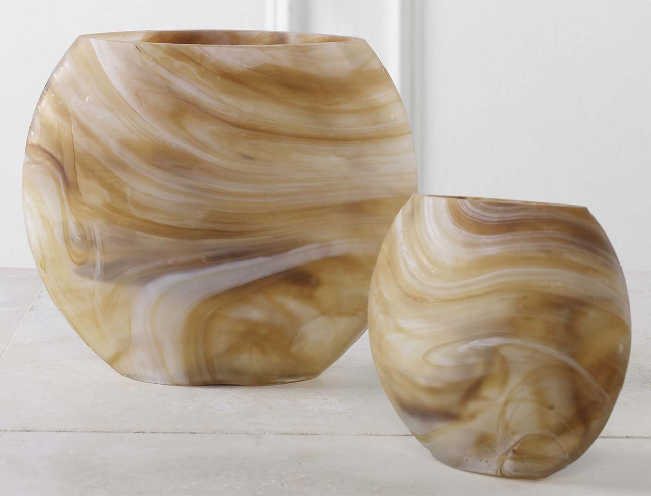 Dunes Swirl Vases - Set of 2 | Lone Star Western Decor