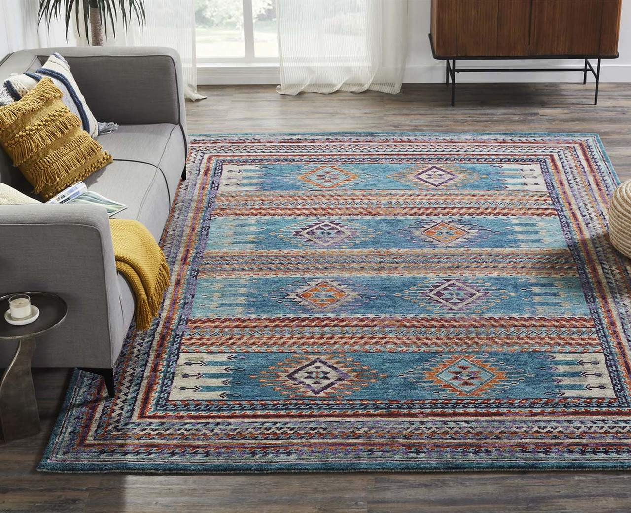 Prairie Skyline Sunset Rug - 8 x 10 | Lone Star Western Decor