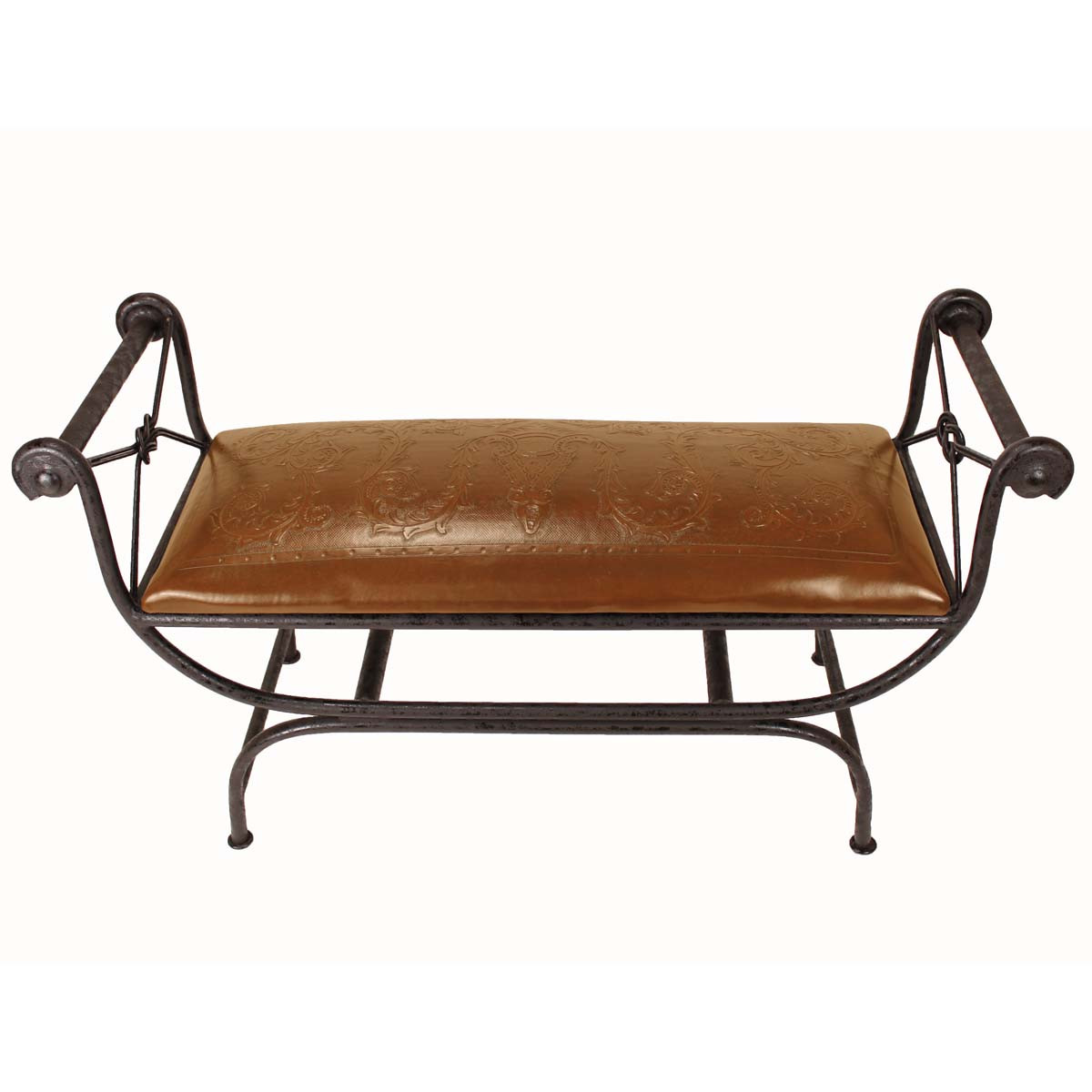 Coronado Double Vanity Bench - Colonial Rustic | Lone Star Western Decor