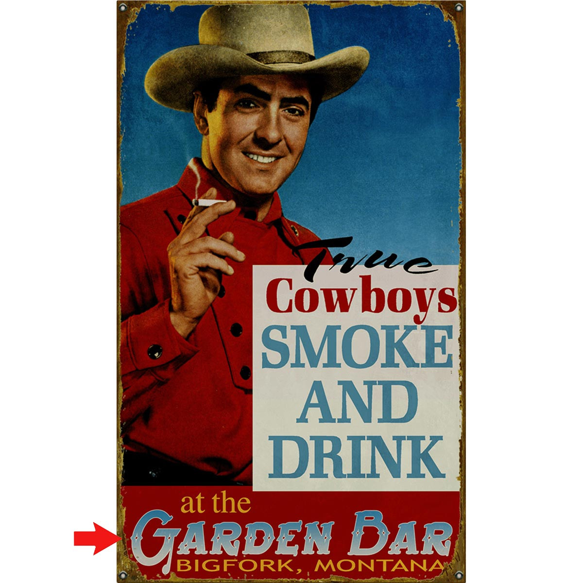 Cowboy Country Sign | Lone Star Western Decor