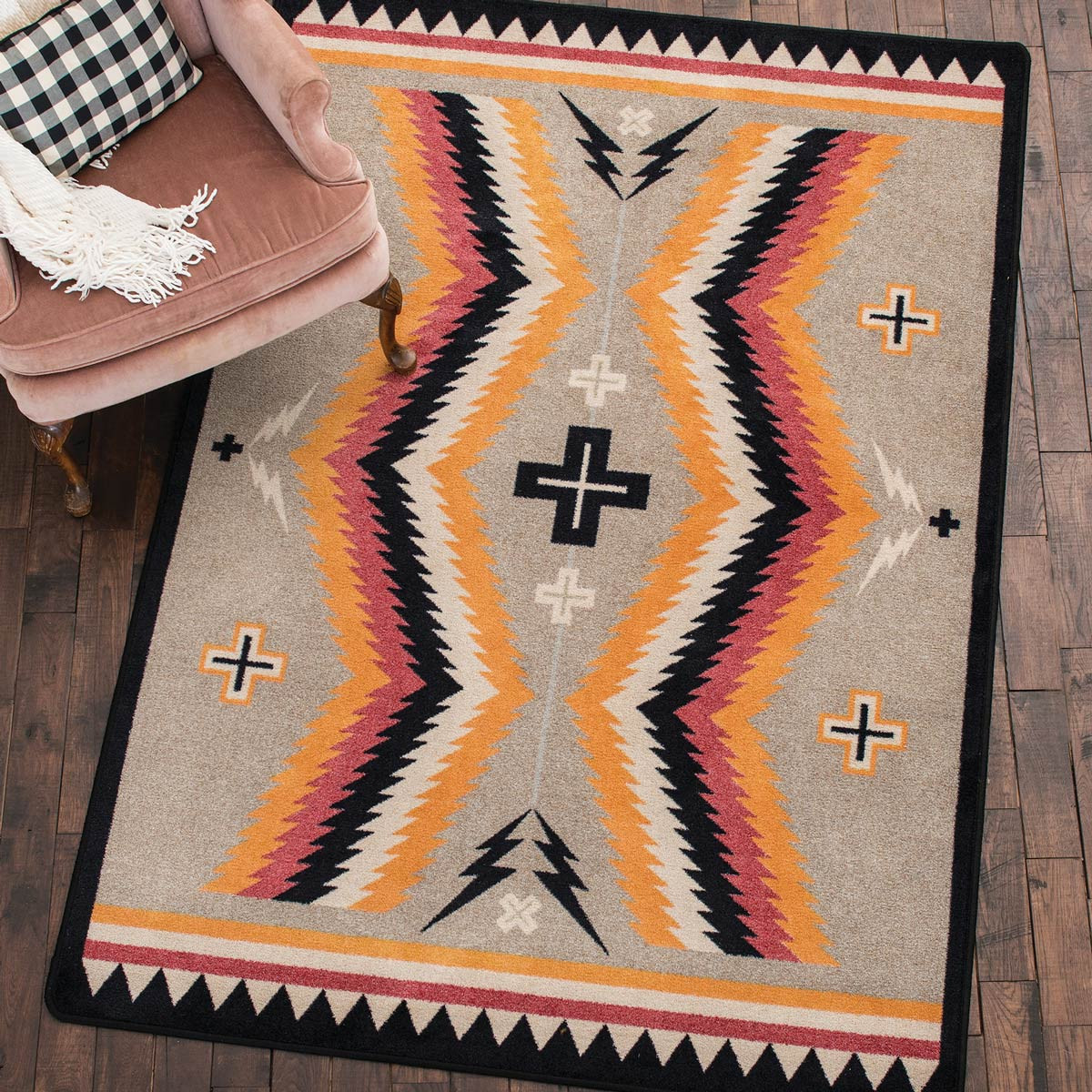 Desert Fury Rug - 8 x 11 | Lone Star Western Decor