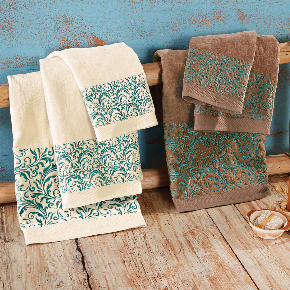 Western Shower Curtains: Western Scroll Shower Curtain | Lone Star ...